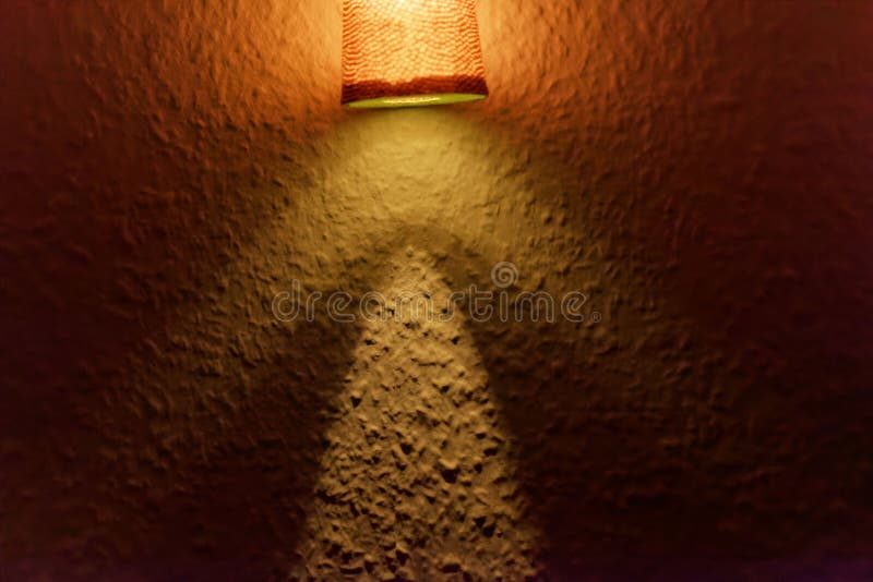 Shadows of a Lamp on a Wall Stock Photo - Image of abstract, lamp ...