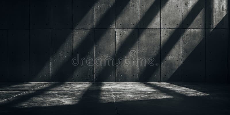 Shadows and Light on Concrete Wall – Architectural Minimalism and ...