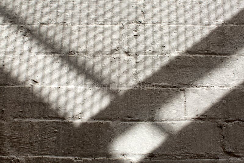 Shadows Patterns from Fire Escape Stairs Stock Photo - Image of shadow ...