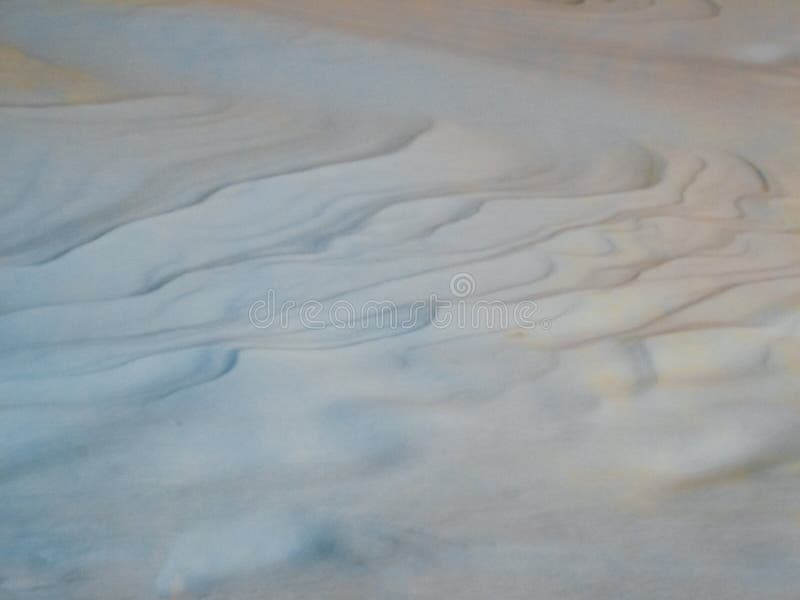 Shadows and Patterns on the Surface of Snow Stock Image - Image of ...