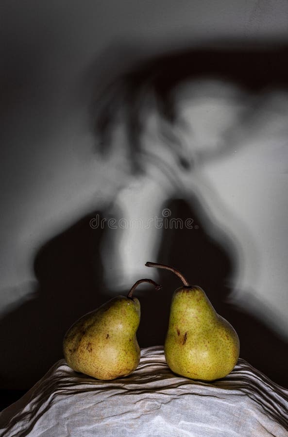 Shadows of Pears stock image. Image of healthy, background - 31307243