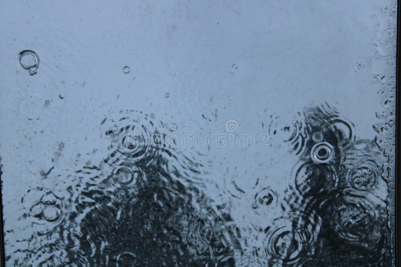Rain drip drop stock photo. Image of ripples, soothing - 195598546