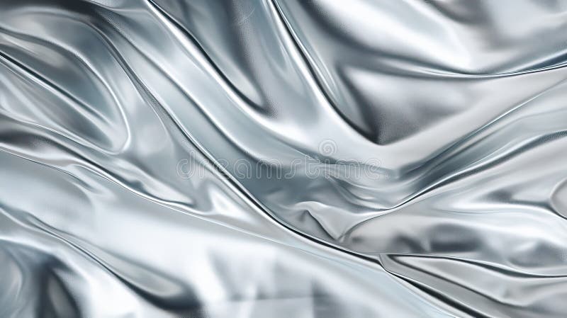 Shadows Silver Foil Texture Background Stock Illustration ...