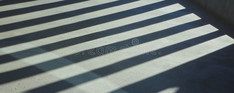 Shadows and Texture of Deep Diagonal Ribs on Concrete Surface Stock ...
