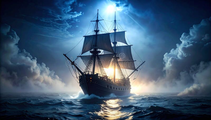 Shadows on the Tide stock illustration. Illustration of timeless ...