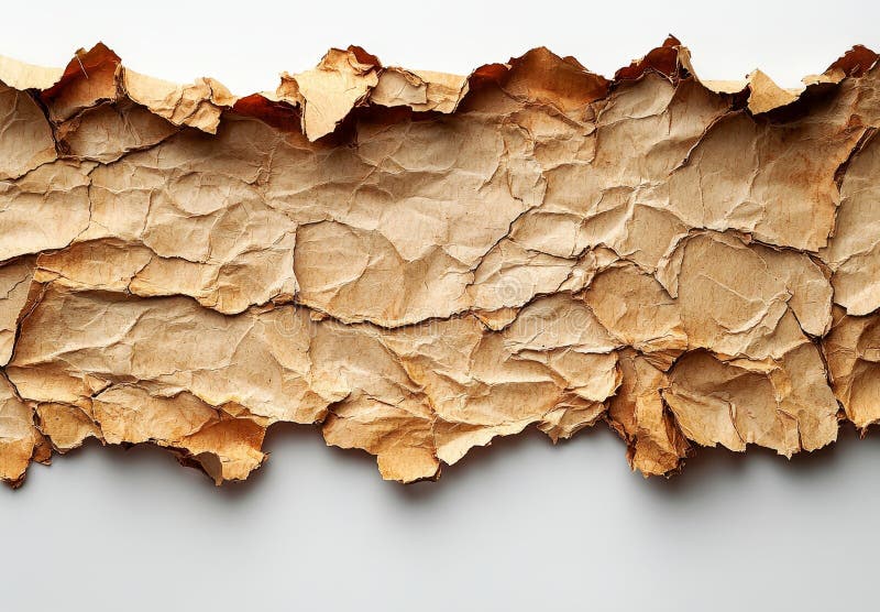 Shadows among Torn and Stacked Cardboard. an Art Craft Setting Stock ...