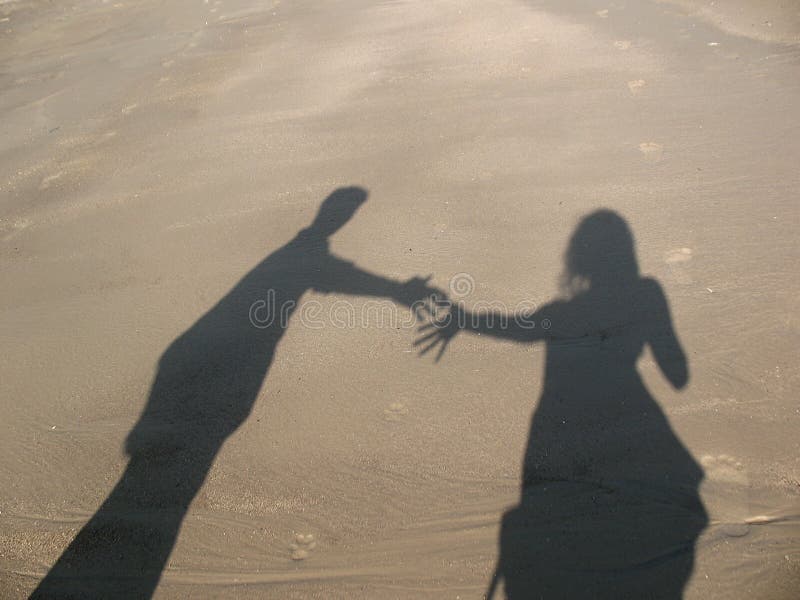 Shadows of the two people stock photo. Image of friends - 41214802