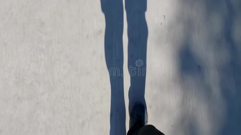 Shadows of Walking Figures on Sunny Pavement: a Study in Movement and ...