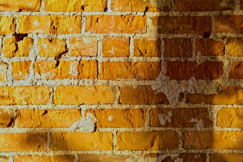 Shadowy Brick Wall stock photo. Image of cement, material - 146478614