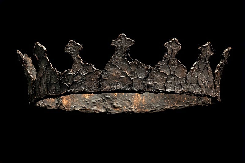A Shadowy Crown Floats in a Dark Void, Highlighting Its Intricate ...