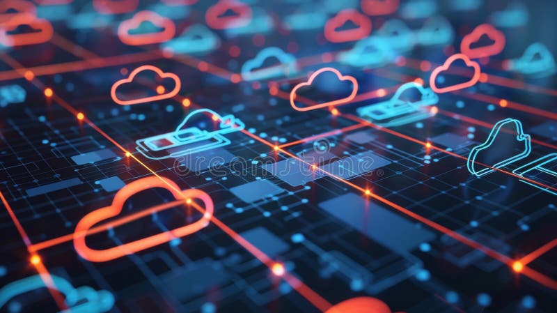Optimizing Data Transfer And Storage Best Practices For Digital Archives Stock Illustration