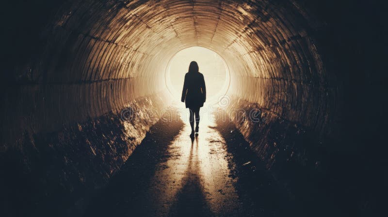 Shadowy Figure Emerging from Total Darkness Stock Photo - Image of ...