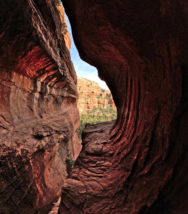 Shadowy and Foreboding Subway Cave Stock Image - Image of scenic ...