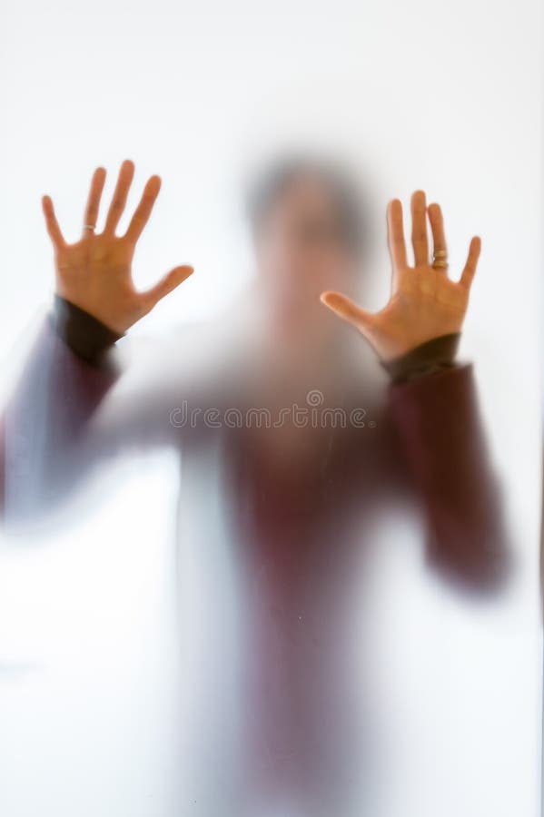 Figure behind screen stock photo. Image of helpless, desperate - 9110092