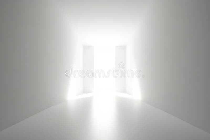 A Shadowy Room Contains a Door that Opens To a Bright Light Outside ...