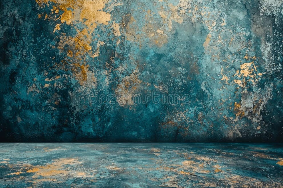 A Shadowy, Vacant Studio Space Featuring a Black Backdrop and an ...