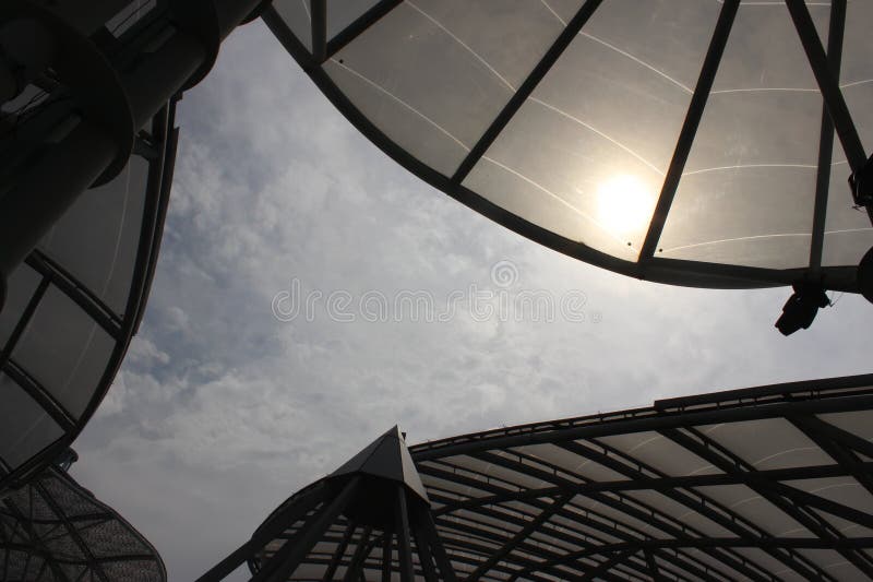 Shady and Obscured Sky stock image. Image of design - 341560131