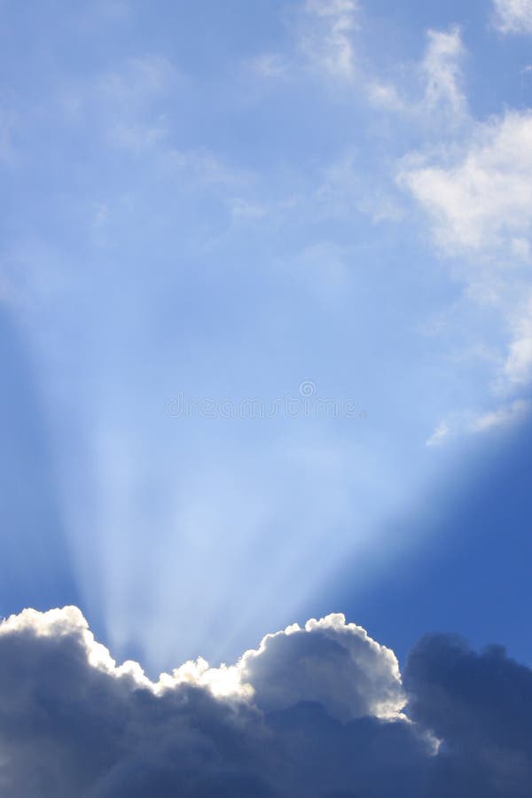 A shaft of light stock photo. Image of powerful, pure - 12817992