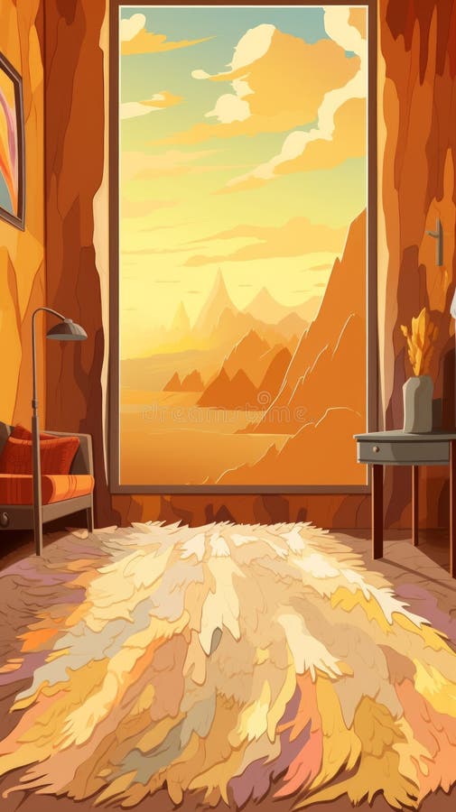 Shag Carpet Material Structure Background Stock Illustration ...