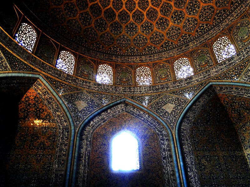 Shah mosque editorial stock photo. Image of walls, lighting - 47833153