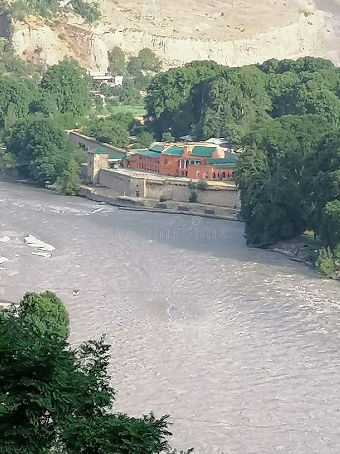Shahi Qila Chitral Pakistan Stock Photo - Image of bridge, tree: 227489314