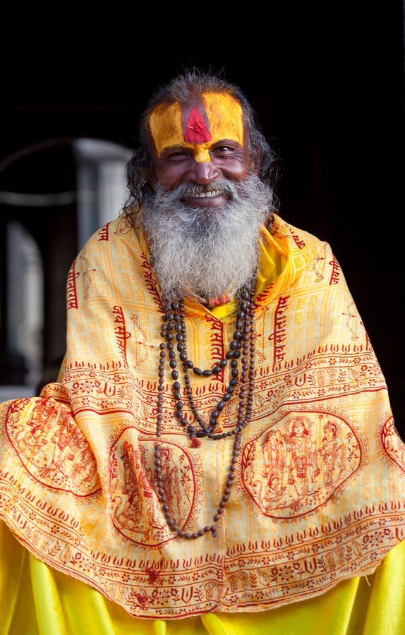Shaiva Sadhu in Pashupatinath, Nepal Editorial Stock Image - Image of ...