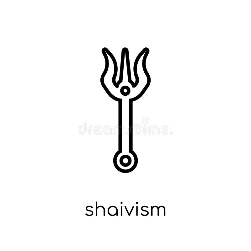 Shaivism Icon. Trendy Modern Flat Linear Vector Shaivism Icon on Stock ...