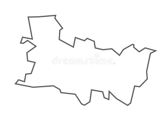 Shajapur District Map Highlighted on Madhya Pradesh State Map Stock ...