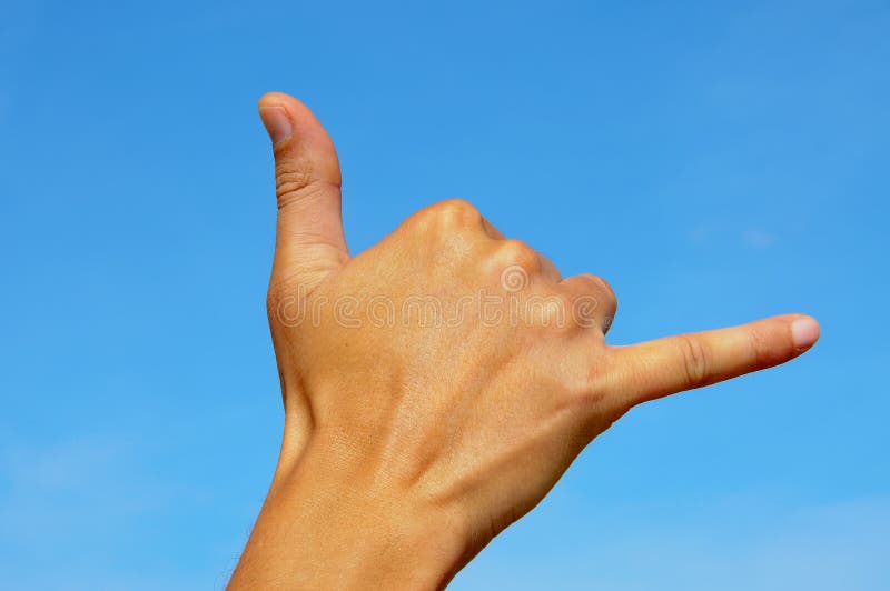 Shaka sign stock photo. Image of person, concept, cool - 18234586