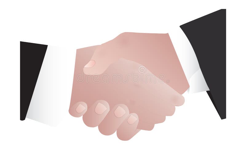 Shake hand stock illustration. Illustration of touch - 38607725