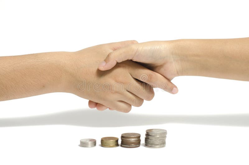 Handshake Gold Dollar Coin Stock Photos - Free & Royalty-Free Stock ...