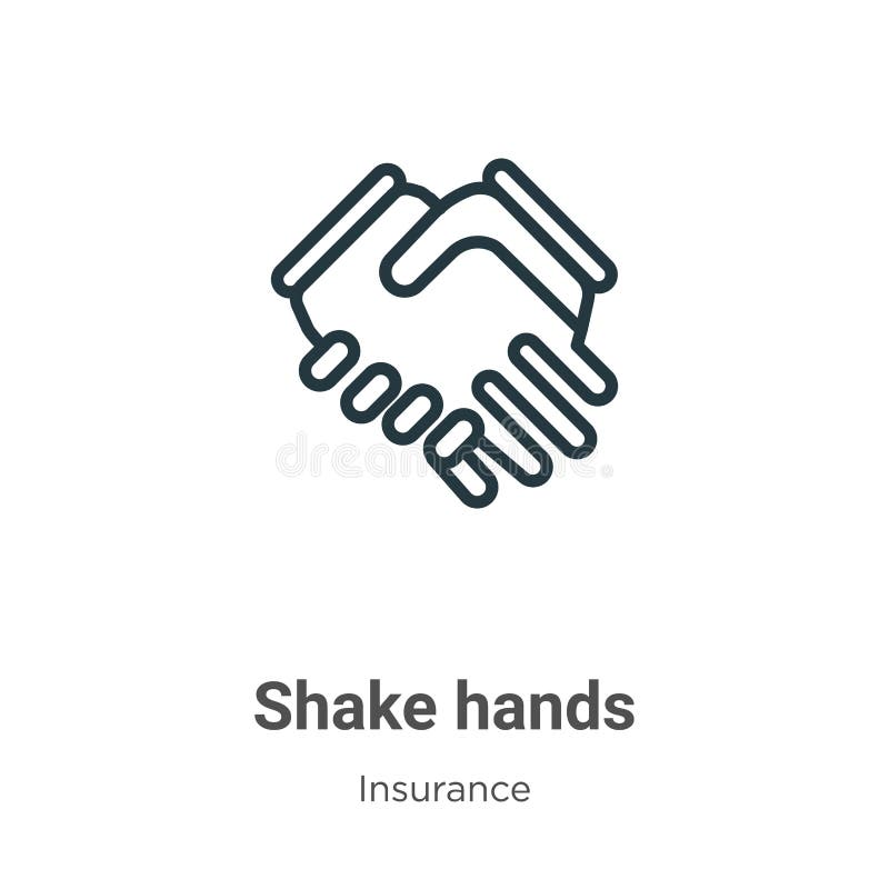 Shake Hands Icon in Filled, Thin Line, Outline and Stroke Style. Vector ...