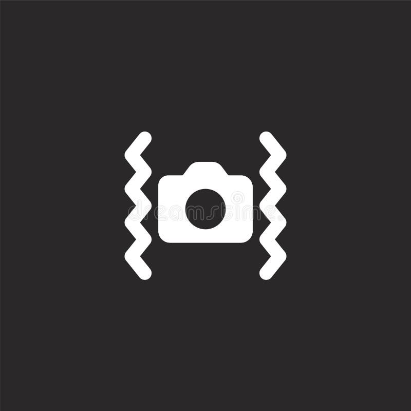 Shake Camera Isolated Icon. Simple Element Illustration from Electronic ...