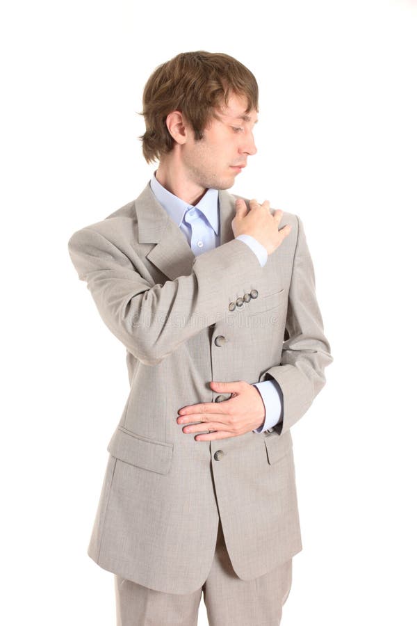 Shake off dust stock image. Image of people, coat, face - 2855987