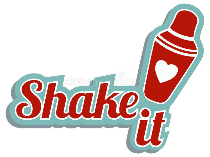 Shake it stock illustration. Illustration of martini - 34228083