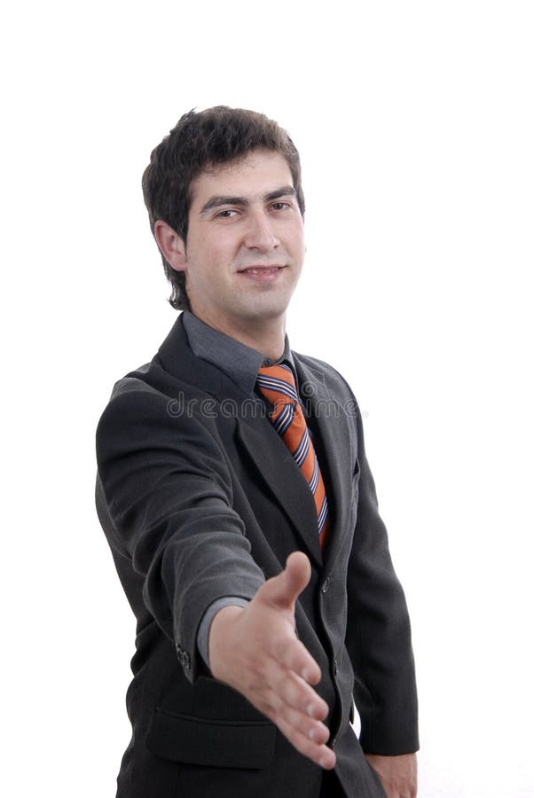 Shake stock image. Image of pose, looking, hand, office - 33978807