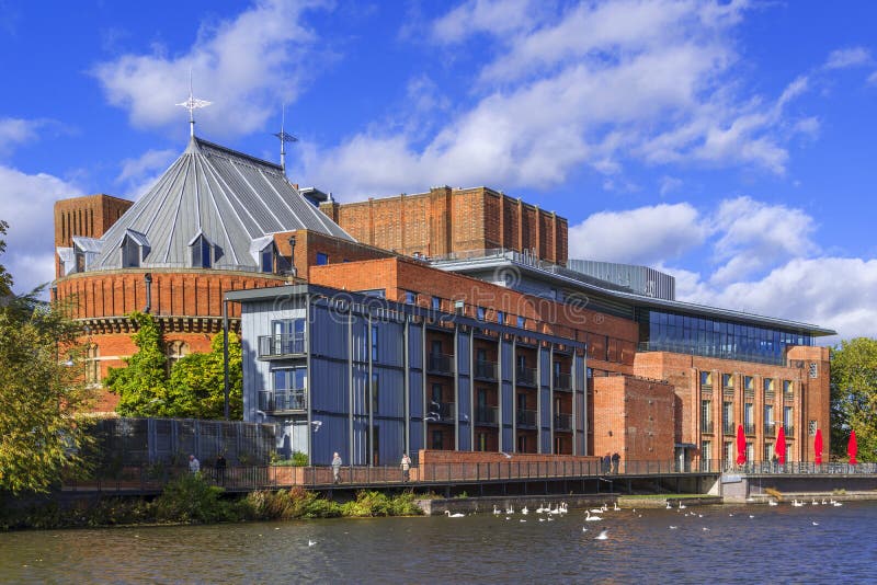 Shakepeare Memorial Theatre Stock Image - Image of great, midlands ...