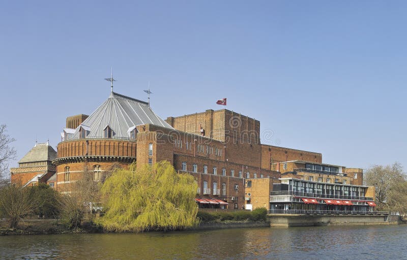 Shakepeare Memorial Theatre Stock Image - Image of great, midlands ...