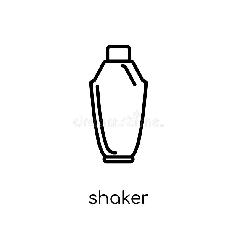 Shaker Icon from Drinks Collection. Stock Vector - Illustration of ...
