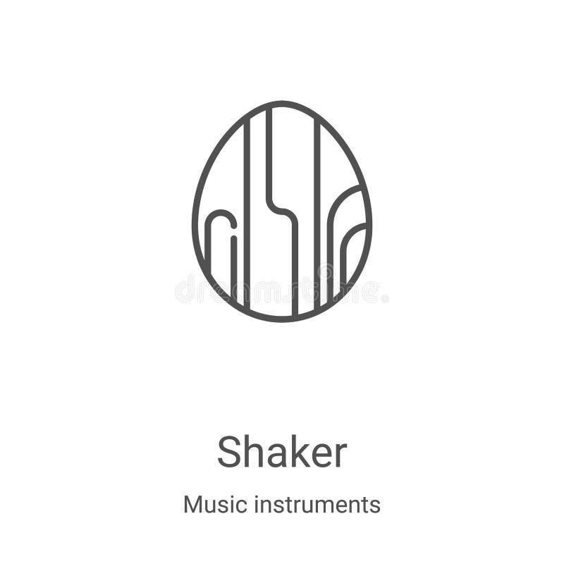 Cocktail Shaker Icon Vector from Event Collection. Thin Line Cocktail ...