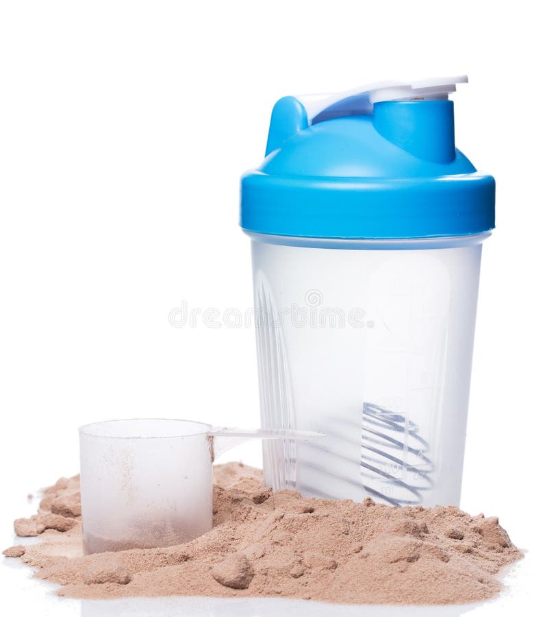 Shaker and protein powder stock photo. Image of powder - 38104726