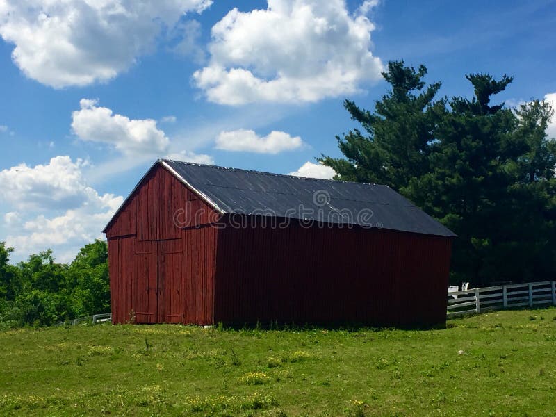 Shaker Red Barn stock photo. Image of shaker, barn, marvelous - 72812280