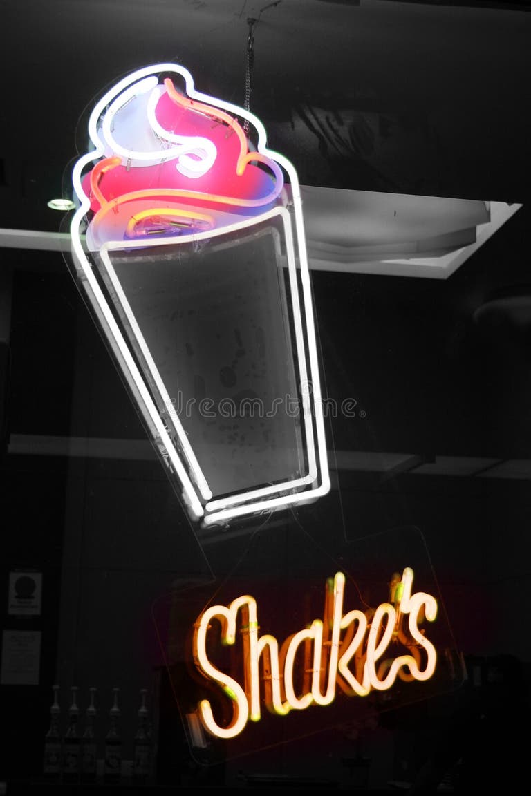 Shakes Neon Sign Stock Photos - Free & Royalty-Free Stock Photos from ...