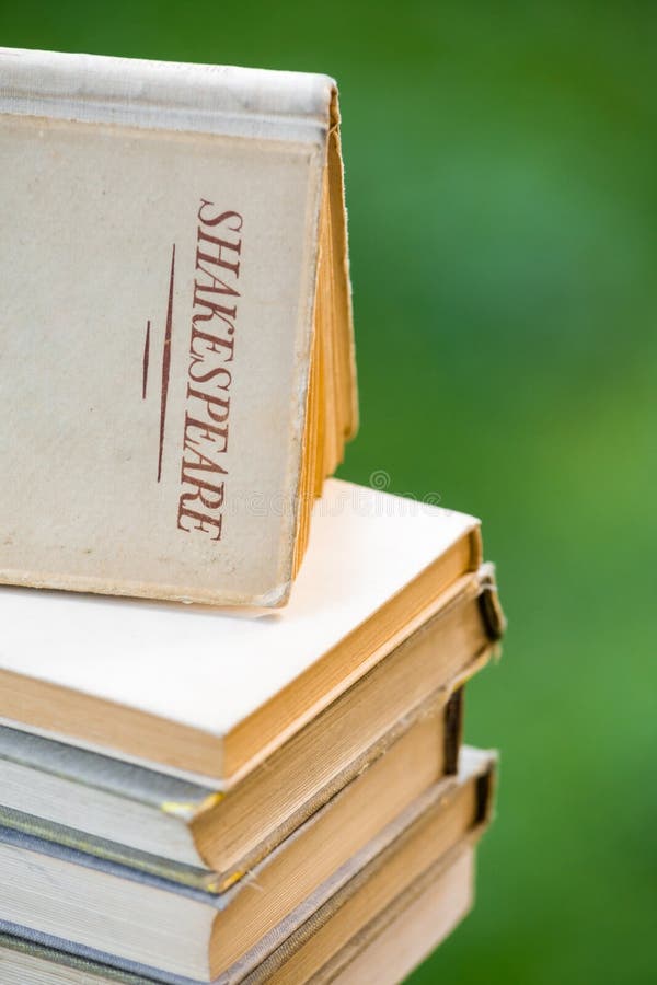 Shakespeare Books Piled Up stock photo. Image of drama - 69952870