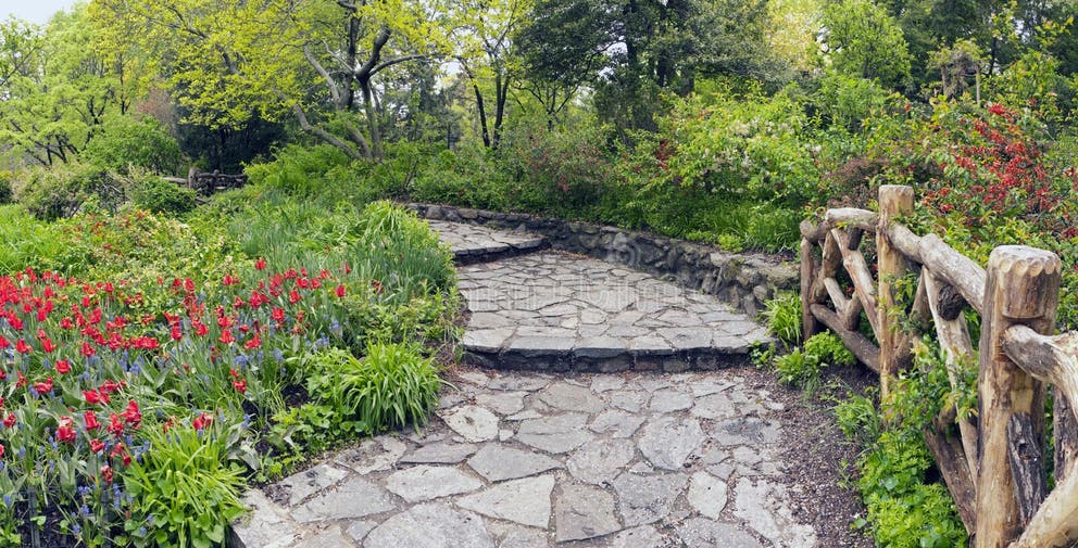 Shakespeare s garden stock photo. Image of city, fence - 9230448