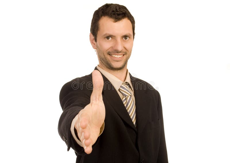 Shaking stock photo. Image of portrait, approval, adult - 8668696