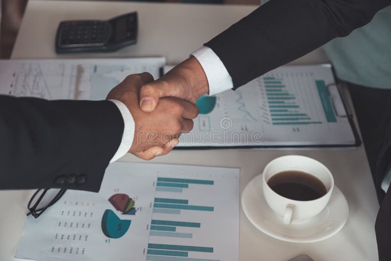 Shaking Hand. To Convey Trust, Support and Friendship in Business Stock ...