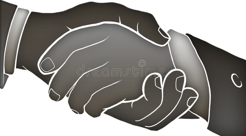 Black Hands Shaking Stock Illustrations – 1,628 Black Hands Shaking ...