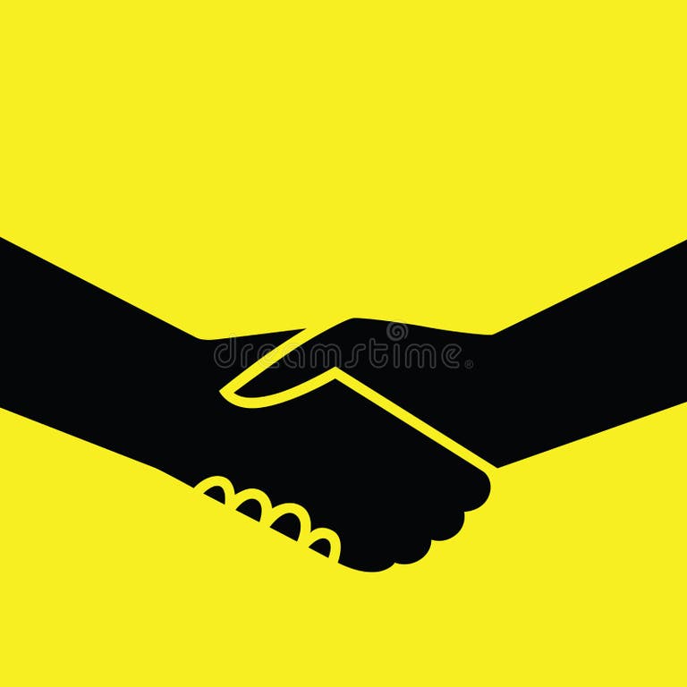 Simple Art Shaking Hands Stock Illustrations – 303 Simple Art Shaking ...