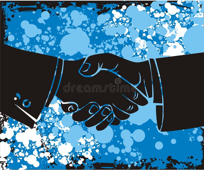 Superhero handshake stock vector. Illustration of partnership - 8061610